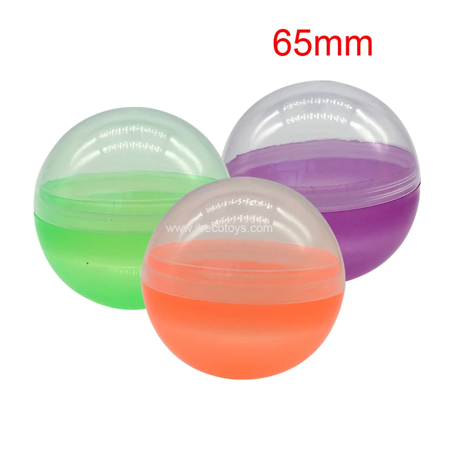 Plastic Empty Ball Capsules for Toy Vending Machines