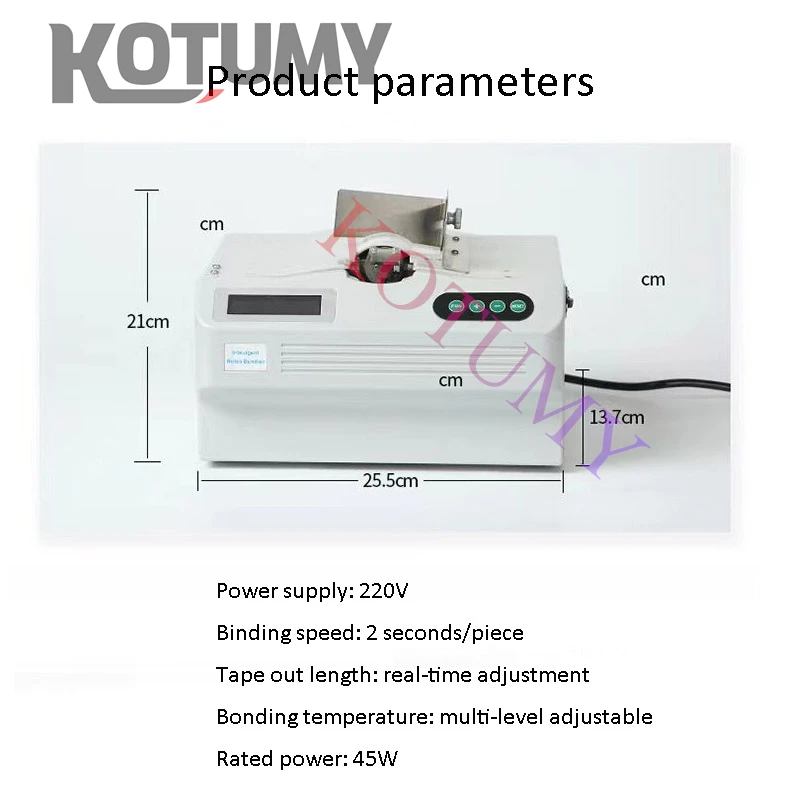 Automatic Paper Tape Binding Machine Banknote Binding Machine Document ...