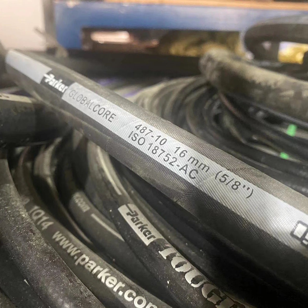 Parker Hydraulic Hose 3000 PSI | 1/2 Inch Flexible High Pressure ...