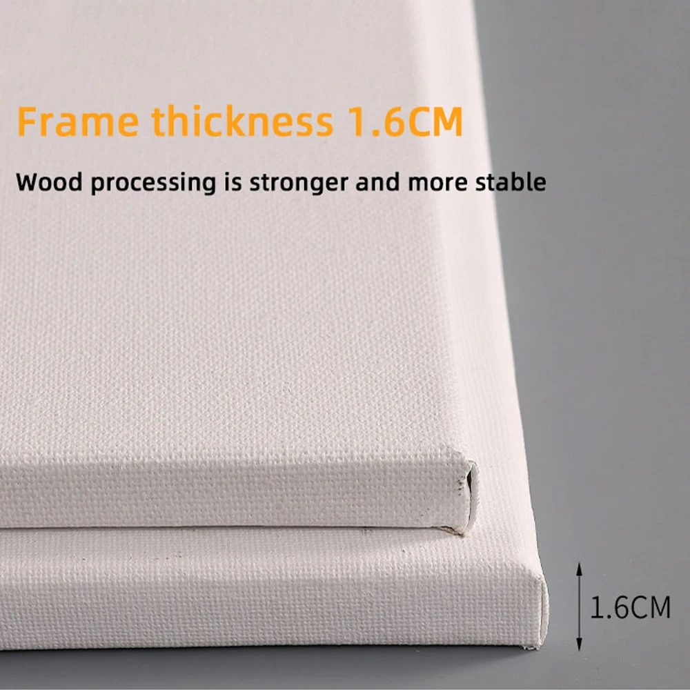 Panwenbo 18X24/20X30/30X40cm Art Studio Stretched Canvas Pure Cotton ...