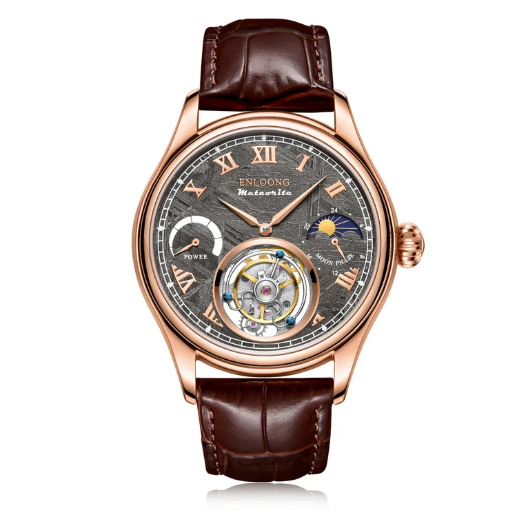 ENLOONG Real Meteorite Dial Tourbillon Watch for Men