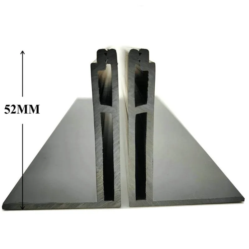 Side Edge Stretched Acoustic Panel 5/8'' 1'' Plastic Fabric Wall Track ...