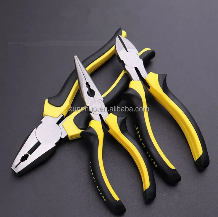 3 Piece Pliers Set - Professional Grade Tools for Cutting