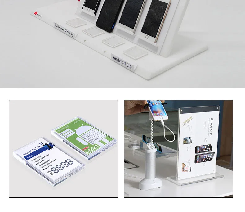 Acrylic Mobile Phone Display Stands - Customizable Prototypes