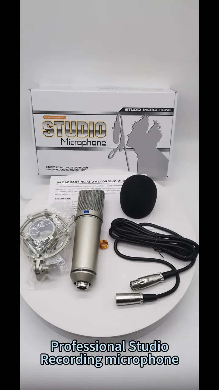 Professional Music Home Studio Monitors Recording Mic Microphone ...