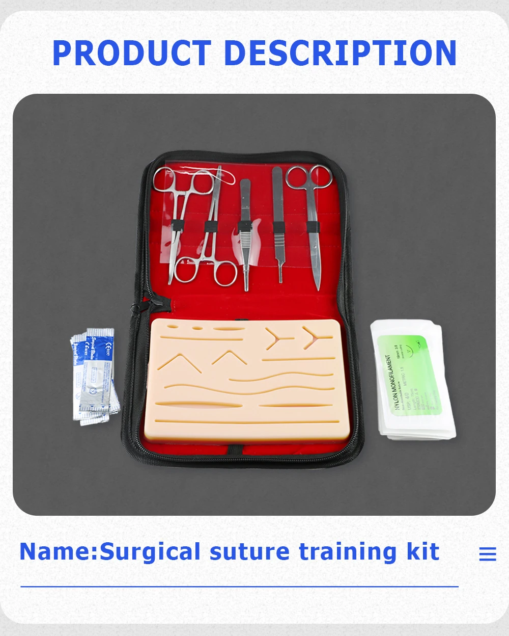 Suture Training Complete Kit - Perfect for Medical Students