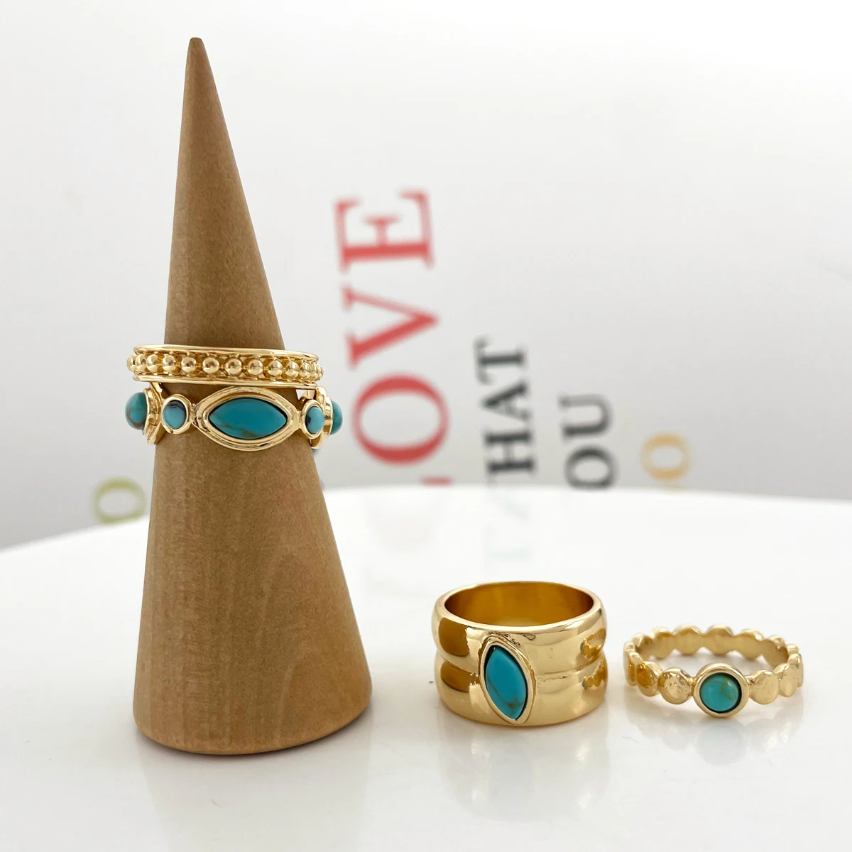 Fashion Jewelry Rings cheap Wedding Engagement New Trendy Ring Set ...