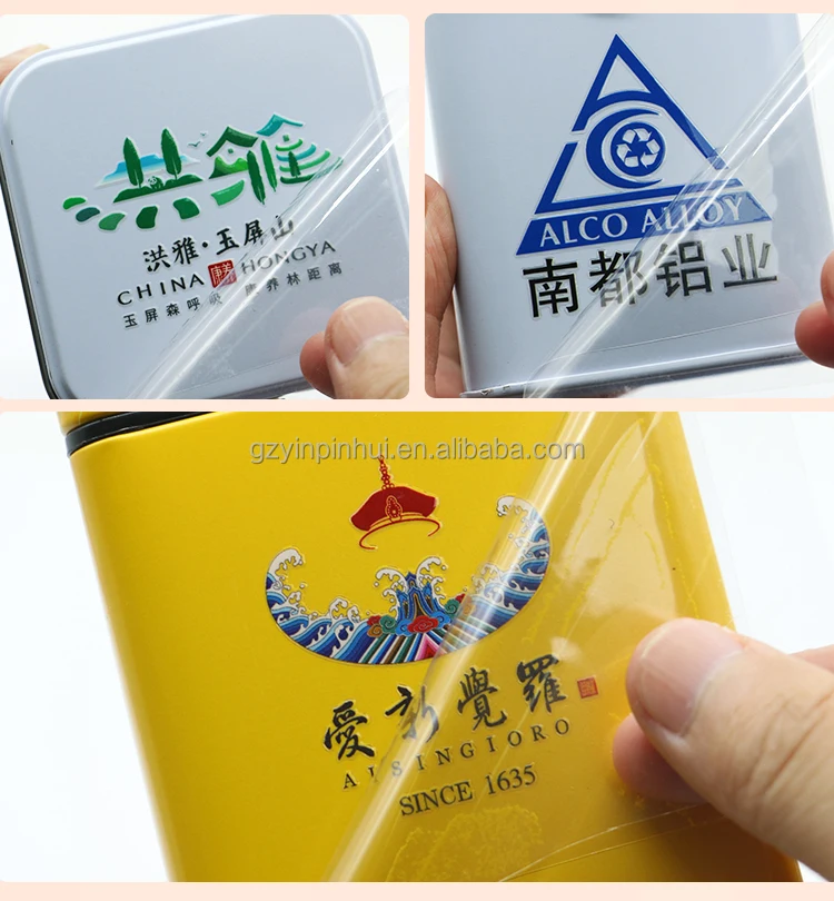 Uv Transfer Stickers Clean Pvc Labels Waterproof And Sun-proof,Can Be ...