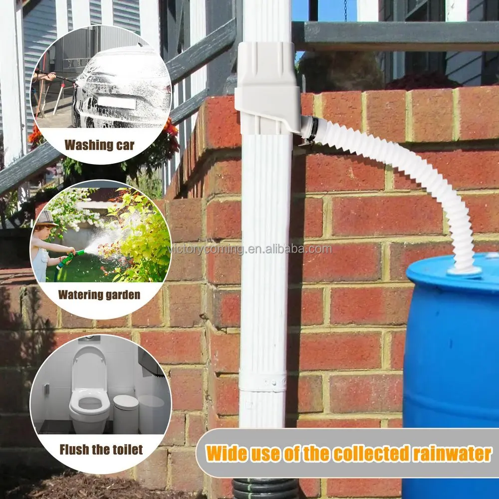 Rainwater Collection Diverter - Efficient Garden Irrigation