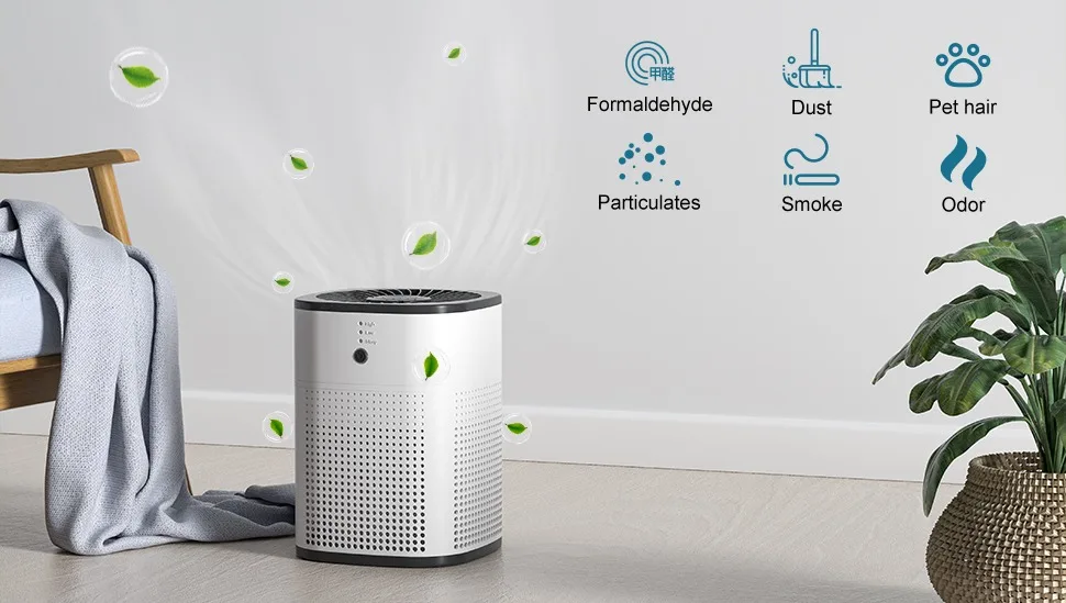Oem/odm Smart Air Purifier For Home,Bedroom,With True Hepa Air Filter ...