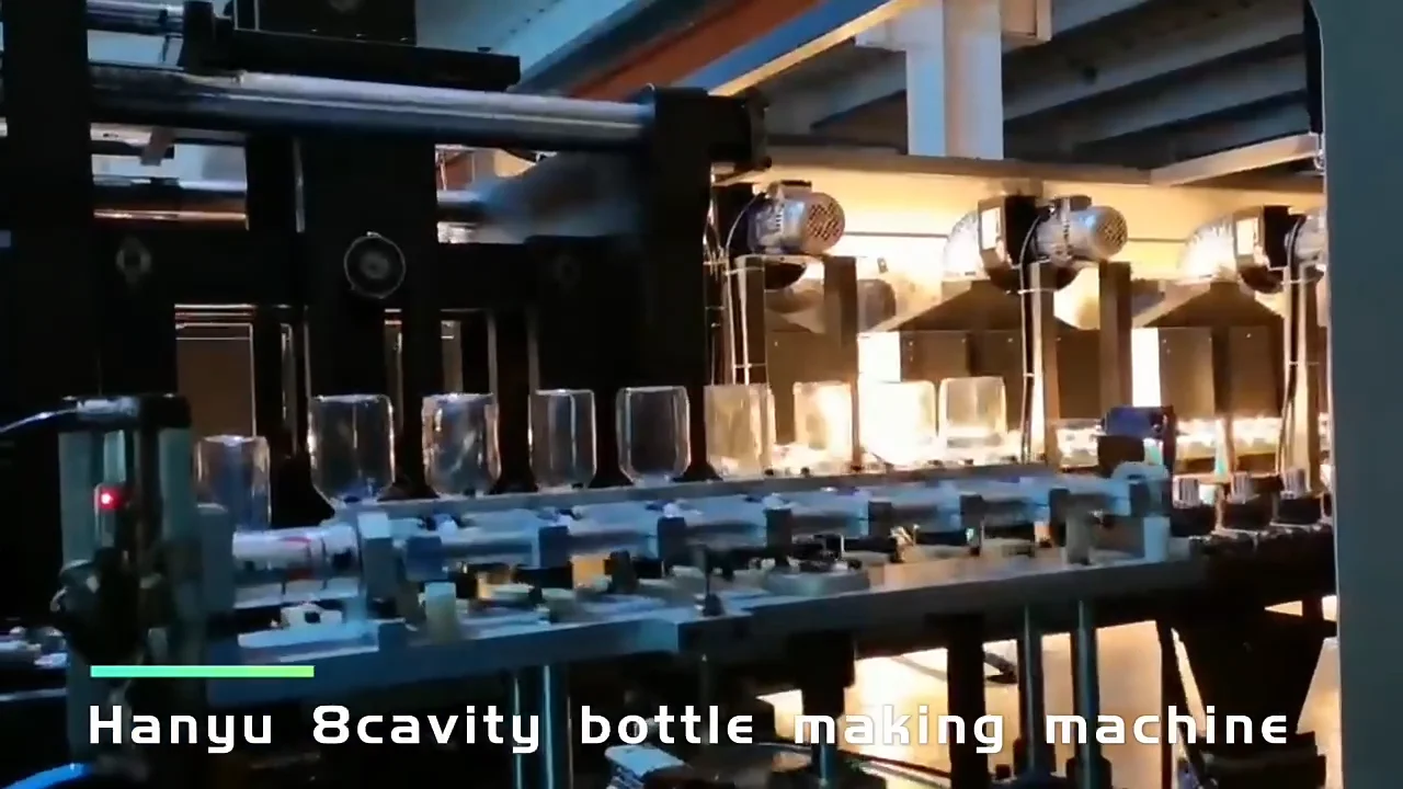 8 Cavities Fully Automatic Blowing Machine For Making Plastic Pet ...
