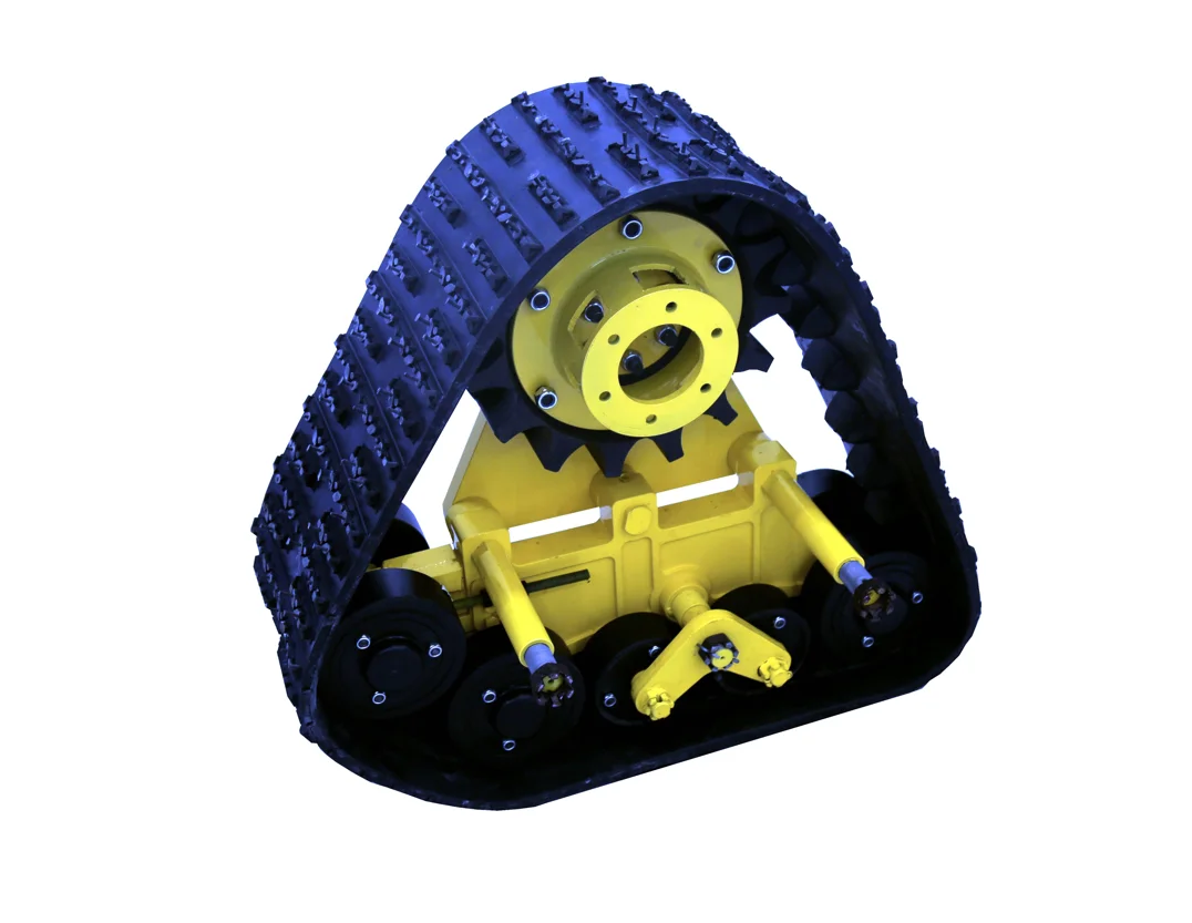 Racked Rubber Track Electric Wheelchair for All Terrain Use - Vehicle ...