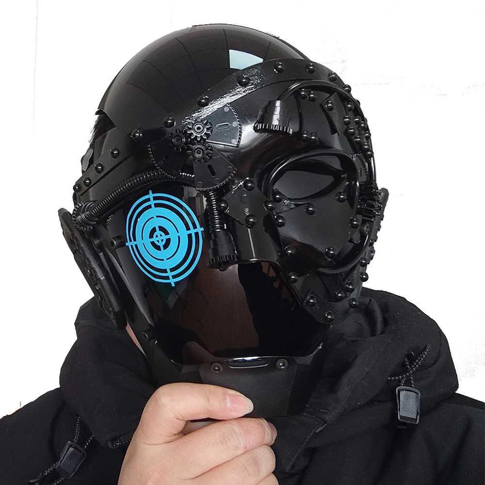 Cyberpunk Masquerade Mask Cosplay For Men Full Face Party Masks ...
