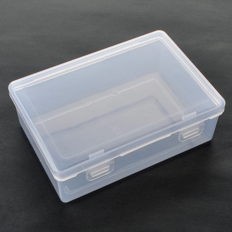 Rectangular Plastic Boxes Empty Storage Organizer Containers With ...
