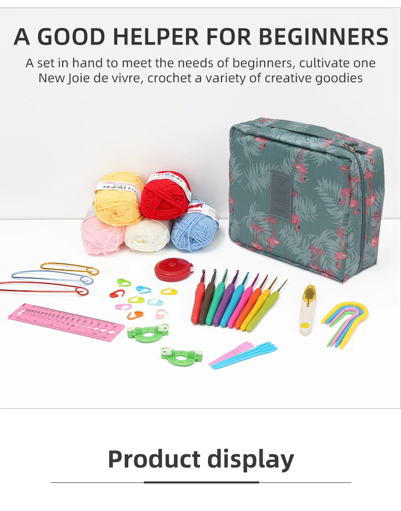 JP Portable Crochet Needle Sets - Starter Kit for Beginners