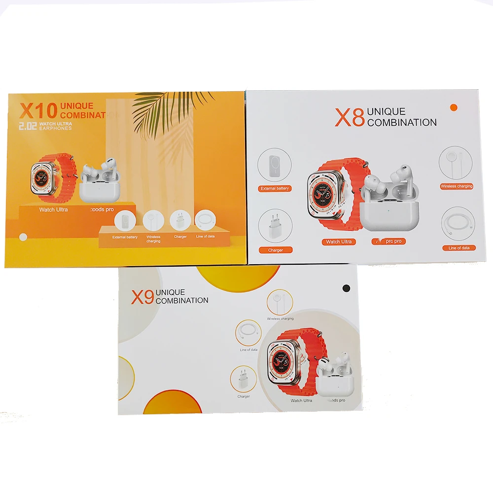 2023 Latest 6 In 1 X8 X9 X10 Watch Combination With 25w Pd Fast Charge ...