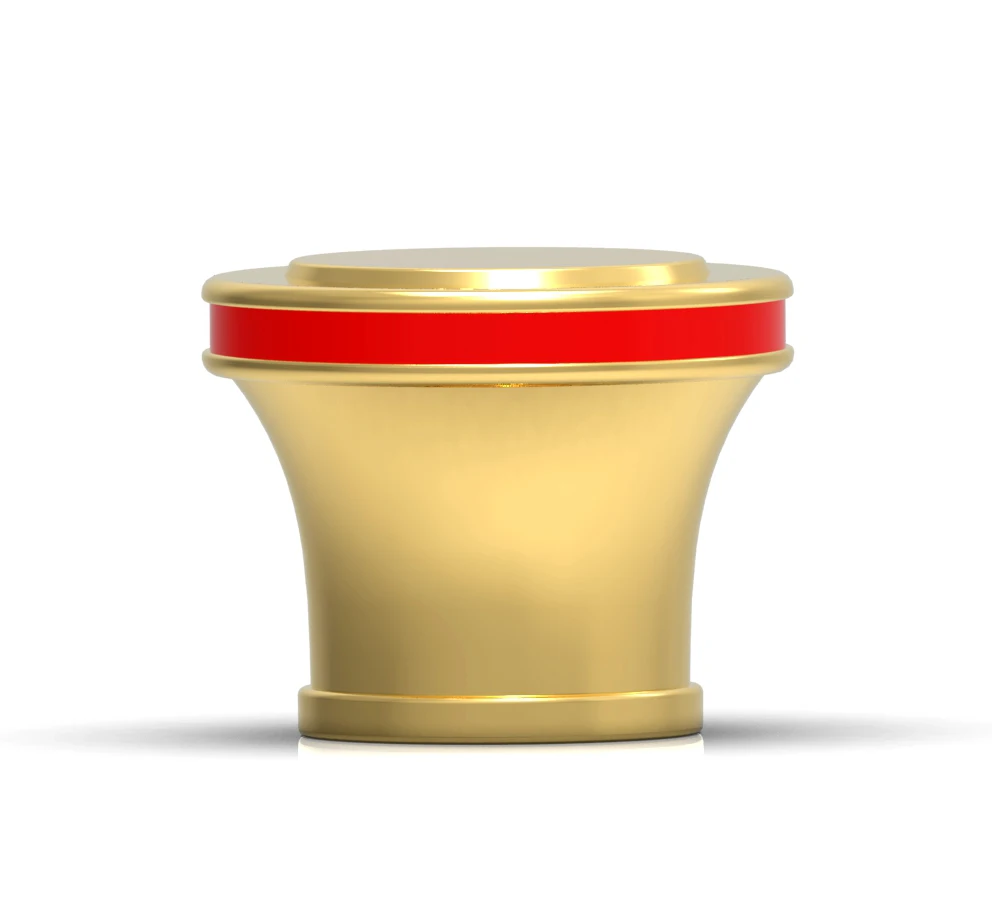 Luxury Zamac Perfume Cap From Manufacturer Round Lid For Fea15mm Glass ...