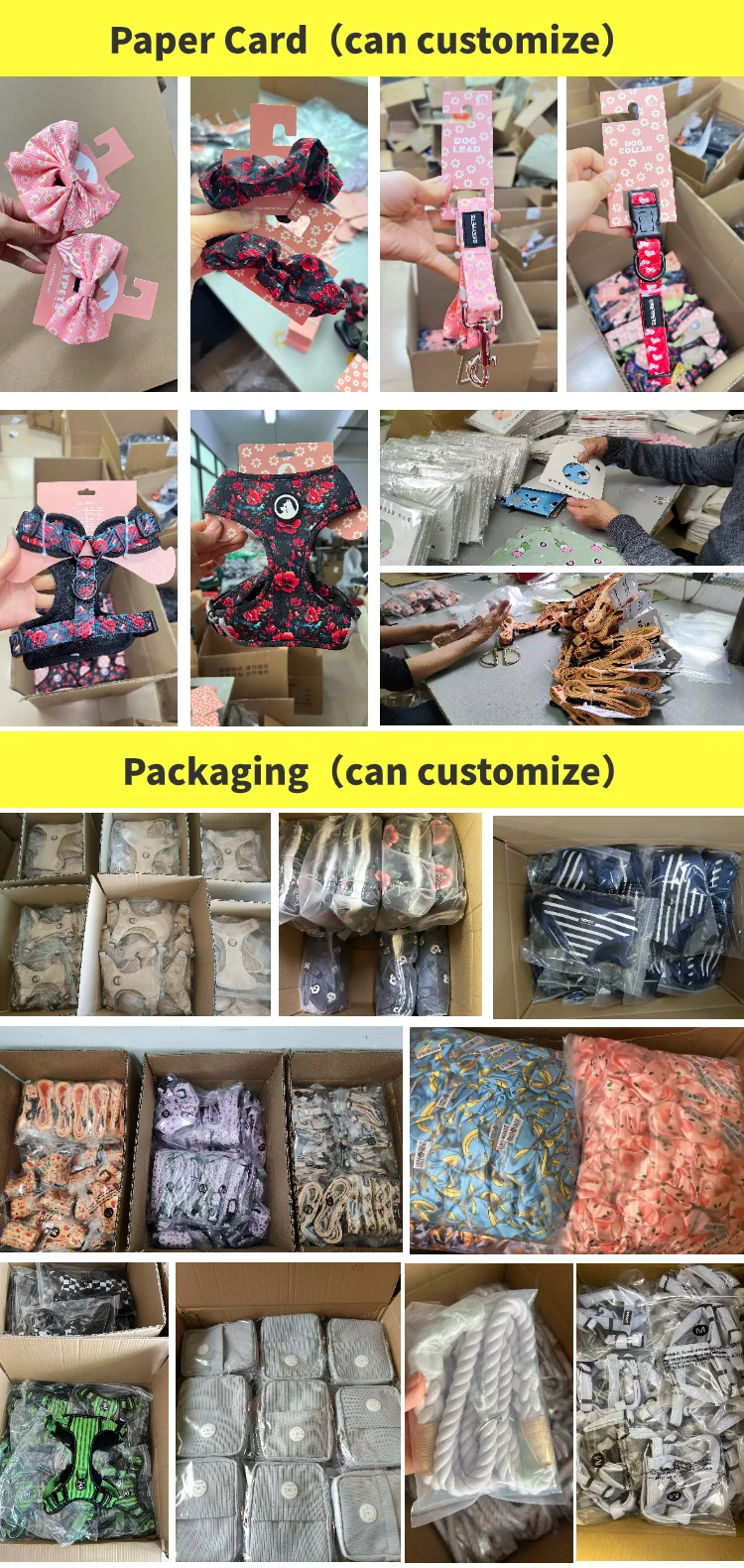 Pet Accessories Bandana Scarf Packaging Custom Pattern
