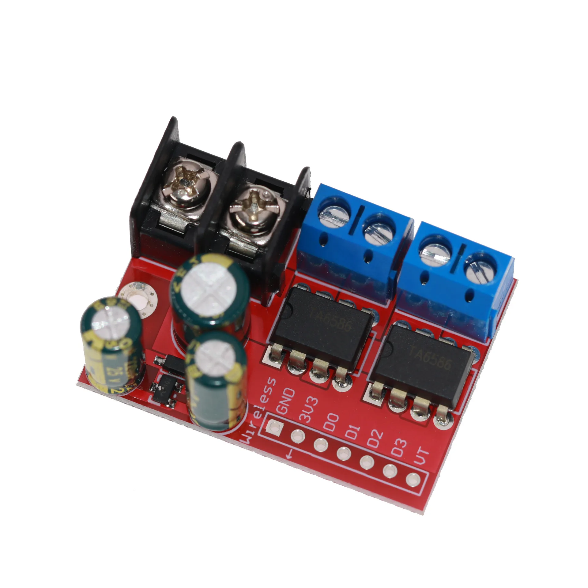 H Bridge Remote Control 5A 3V-14V Dual DC Motor Drive Module