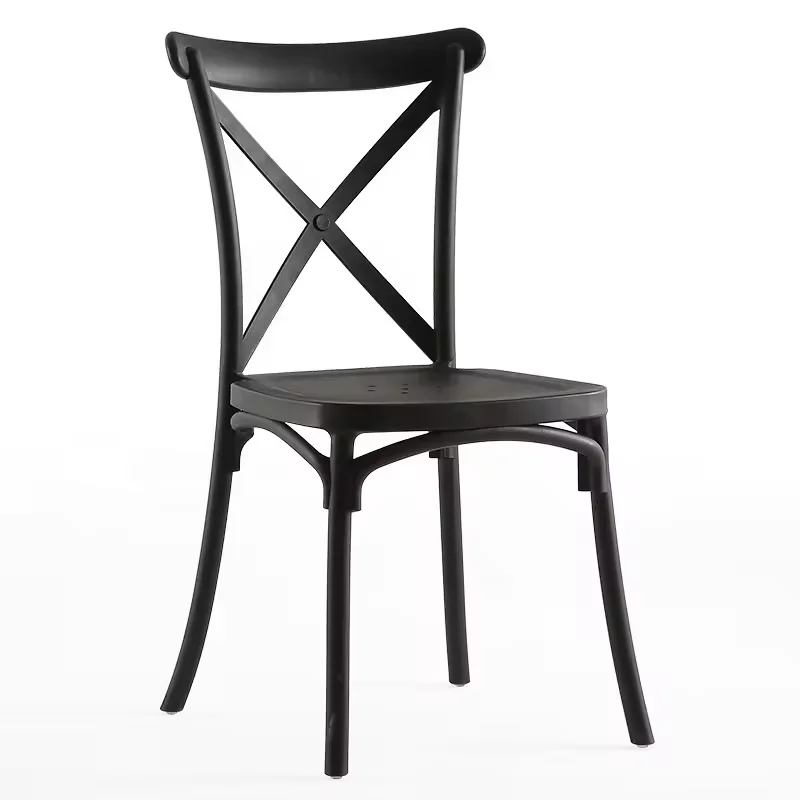 Plastic Cross Back Banquet Chair Stacking Event Chair - Buy Outdoor ...
