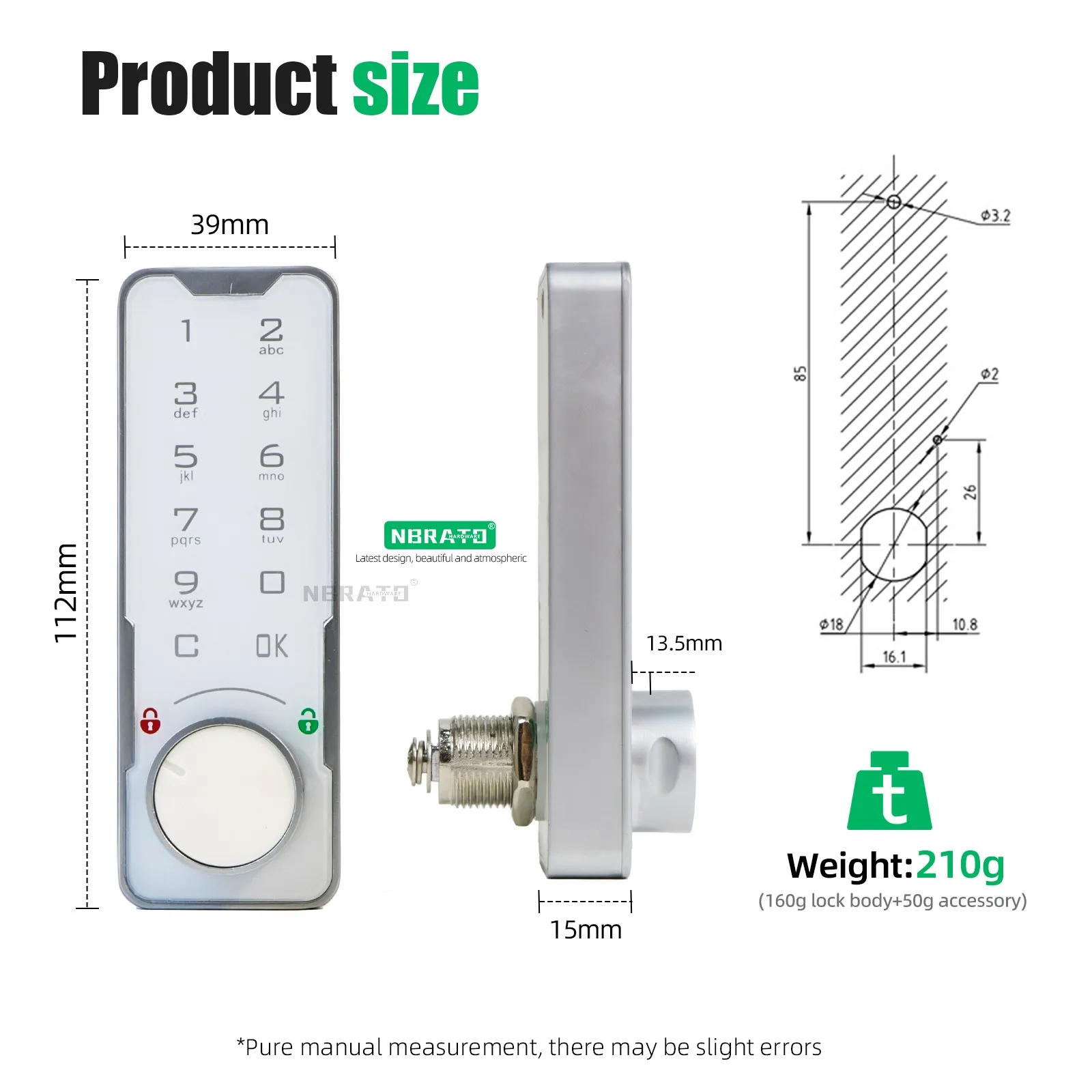 Smart Electronic Cabinet Lock - Secure Your Belongings