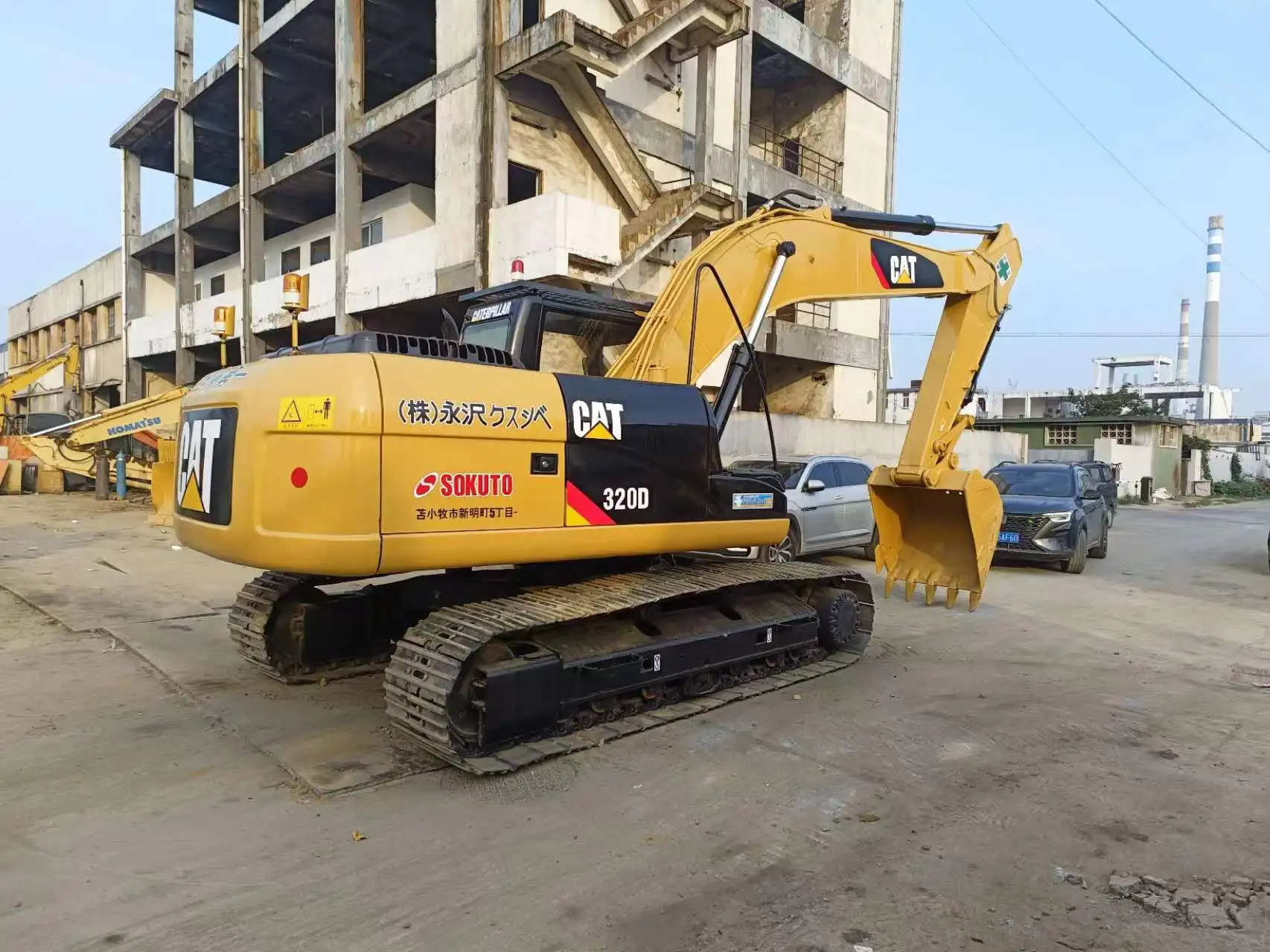 Original Japan Used Excavator 20 Ton Caterpillar 320d 320c 320b Crawler ...