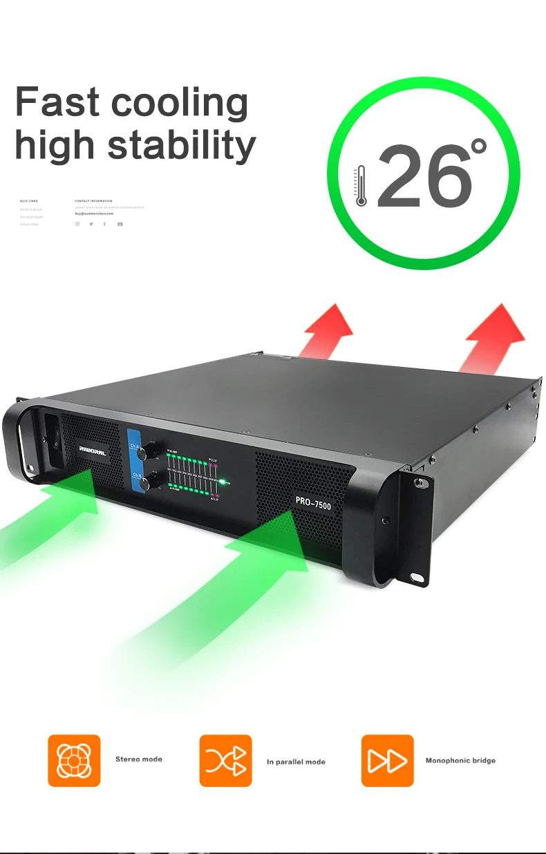 PRO4500 Audio Amplifier - High-Quality Power for Stage