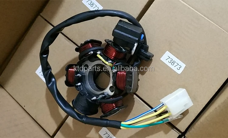 KTD Motorcycle Scooter Generator Magneto Ignition Stator Coil Plate ...