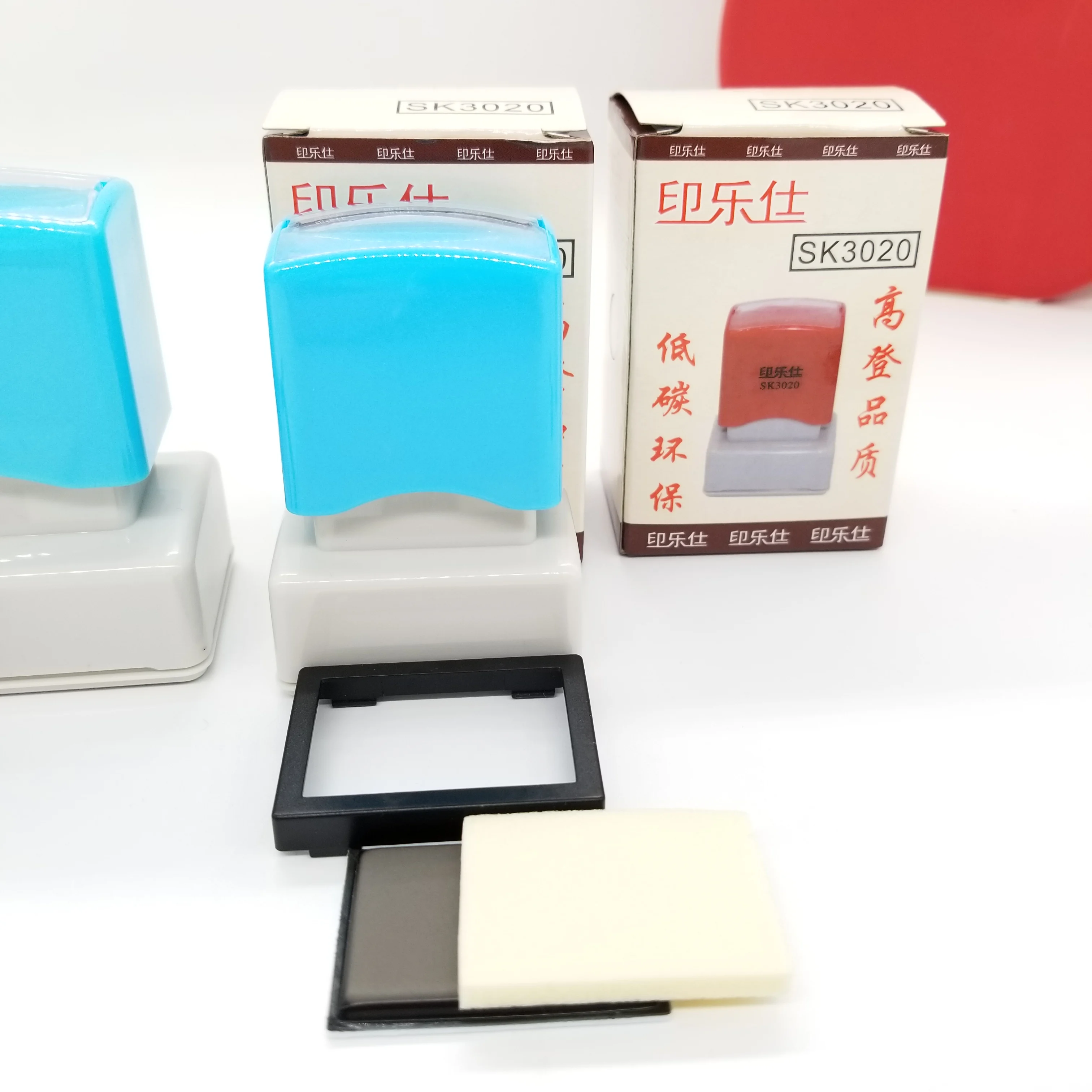 4mm Stamp Pad Flash Foam Rubber Stamps Double Foam Plastic Stamper Pre ...