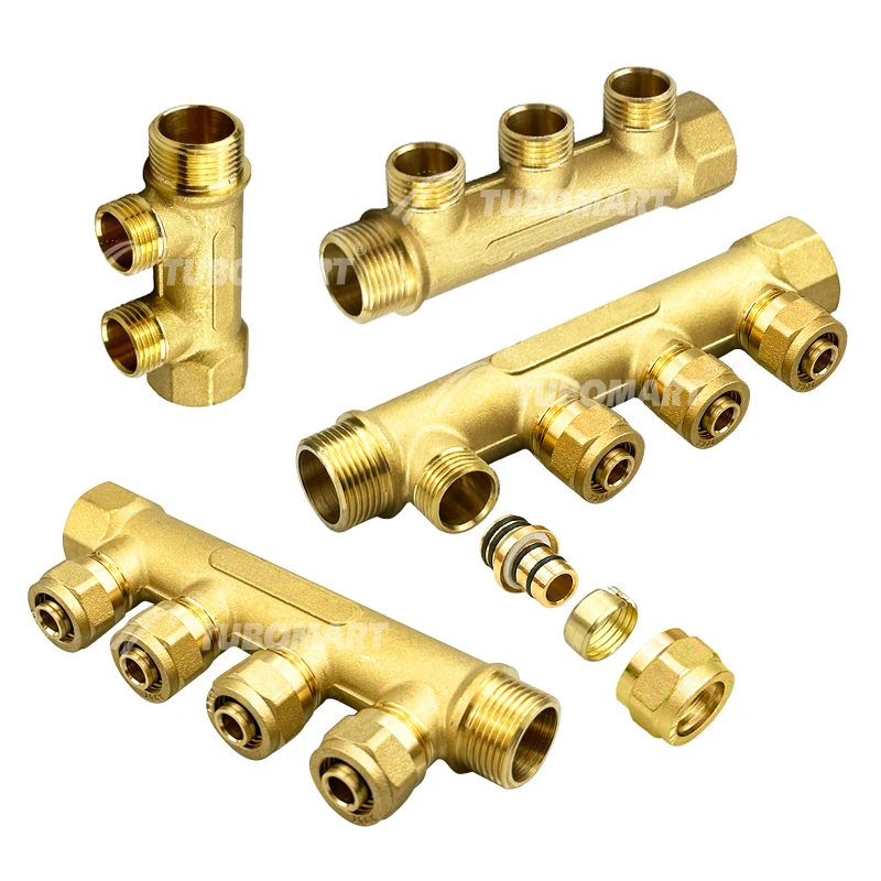 TUBOMART OEM Brass Pipe Manifolds - Durable Heating Solutions