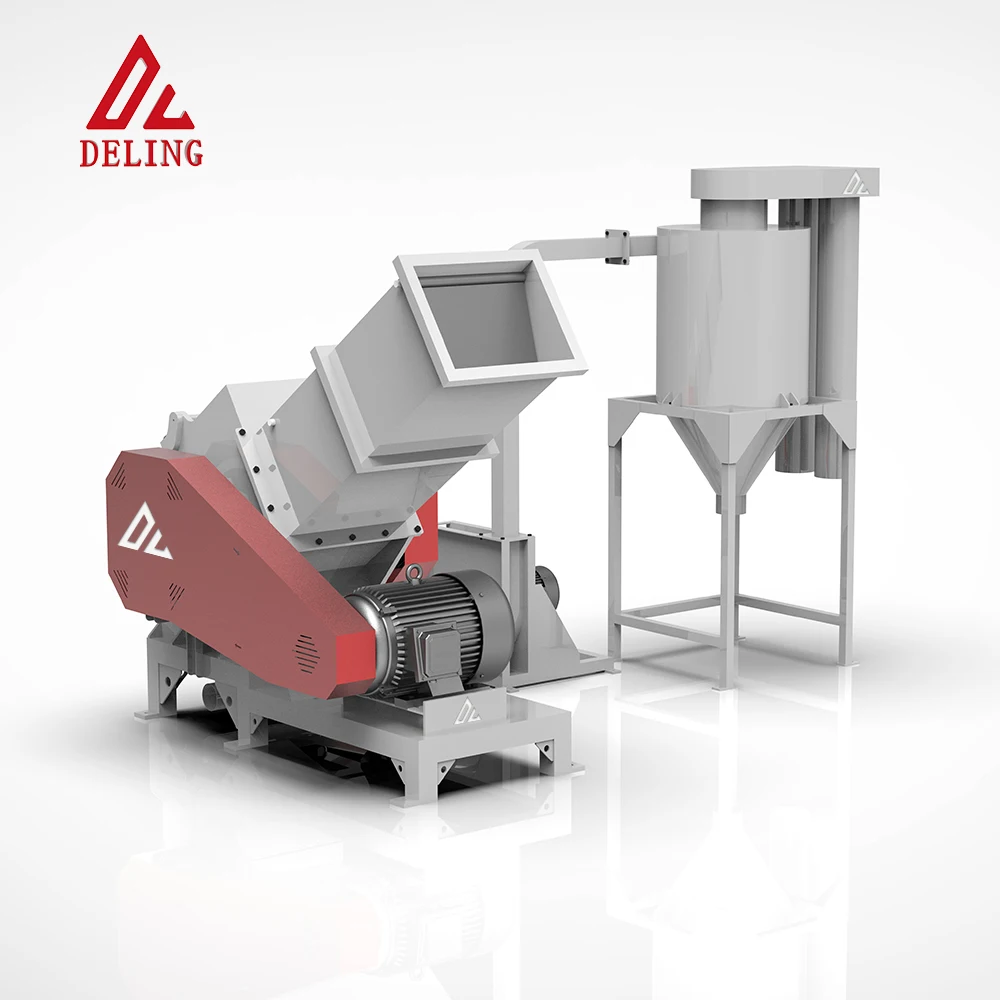 Plastic Pipe Profile Crusher Machine Horizontal Type Plastic Waste ...