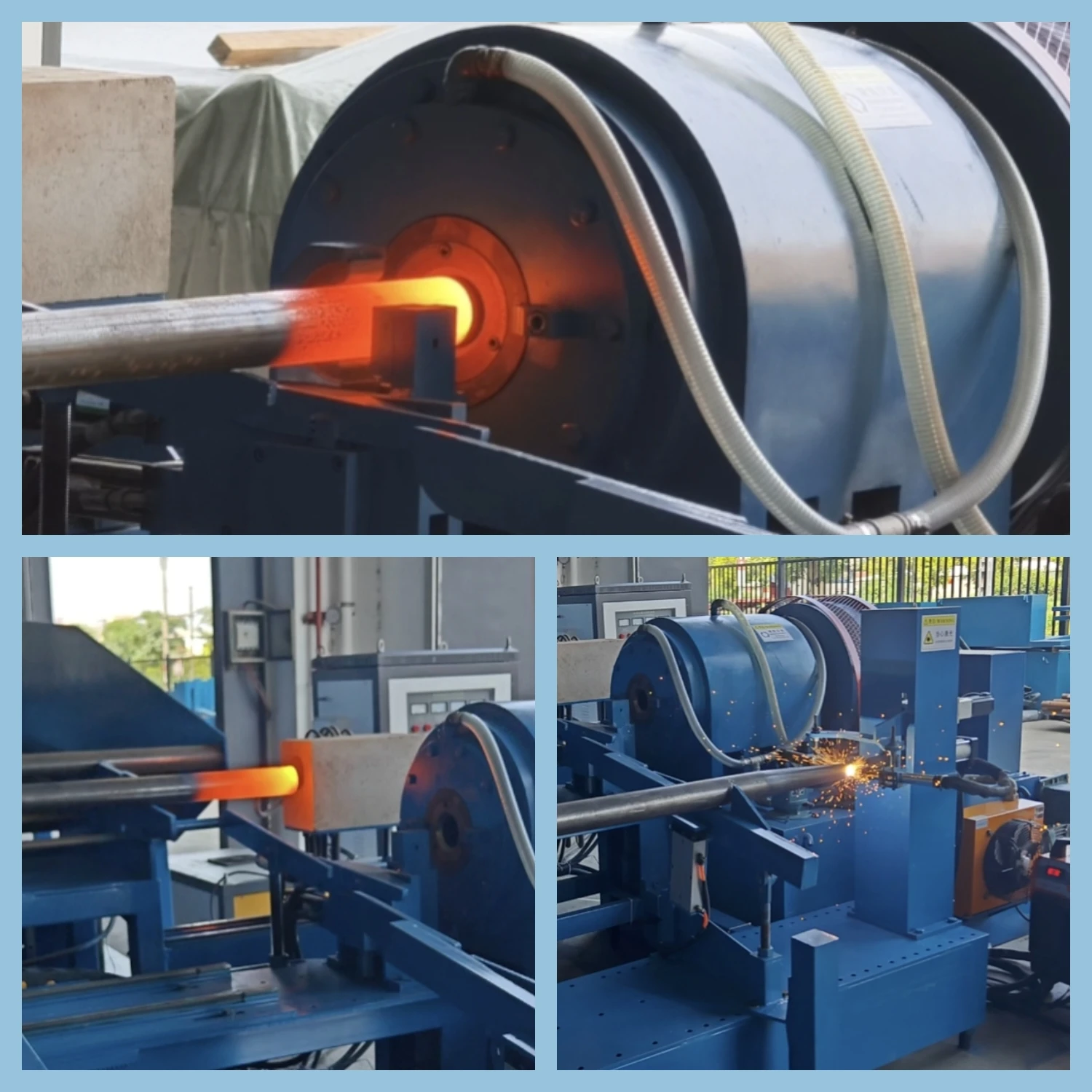 Rungoal Iron Aluminium Pipe Cone Tip Swaging Machine for Ground Screw ...