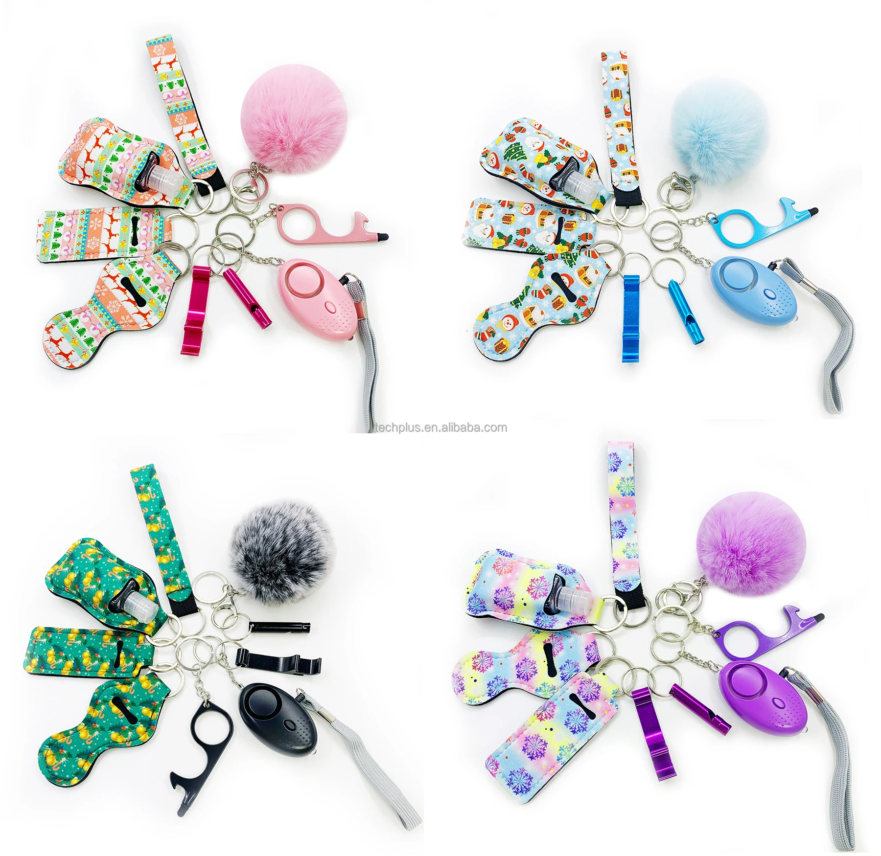 Custom Women's Safety Keychain Set For Self Defense & Keychain Supplies Oem