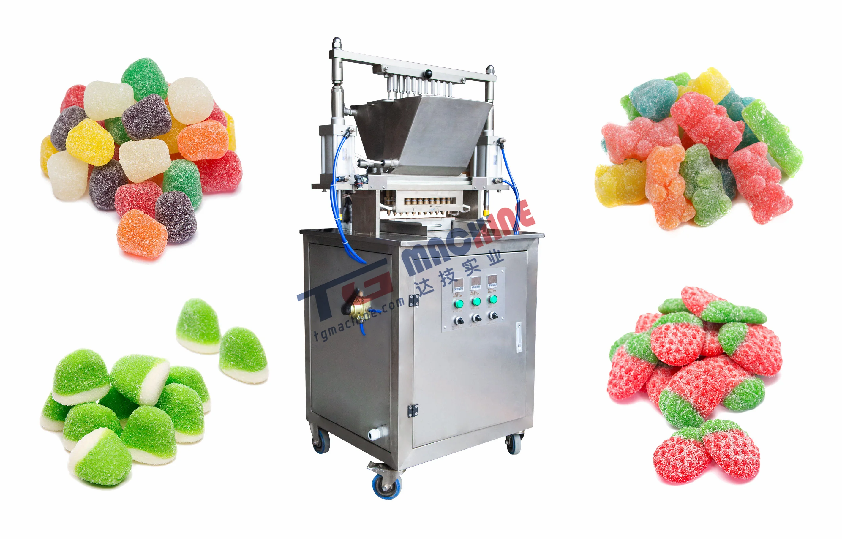 Semi Automatic Euqipement For Gummy Candy Bear Depositing Making ...