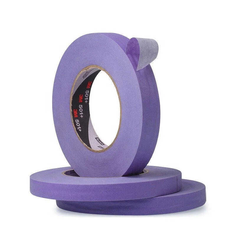 3m High Temperature Purple Masking Single Sided Tape For Industrial ...