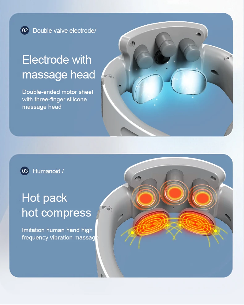 Acupuncture Rechargeable Smart Electric Wireless Shiatsu ...