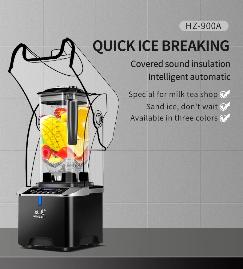 Professional Commercial Bubble Tea Ice Blender Machine