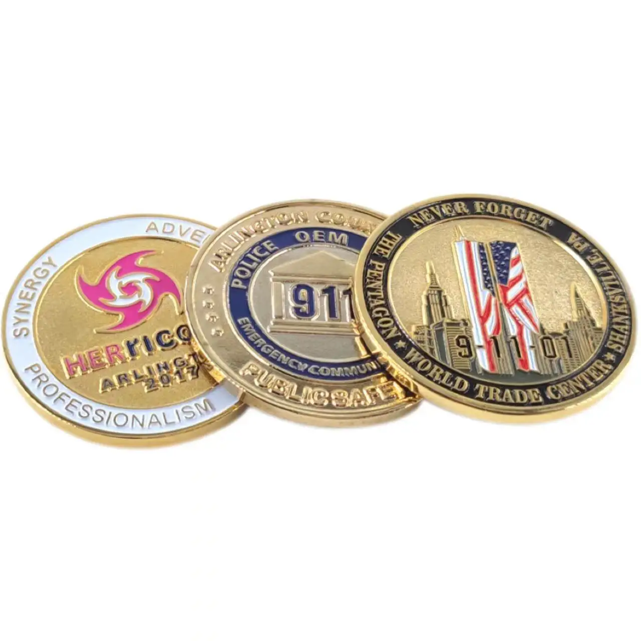 Wholesale Challenge Coin 24k Gold Plating Custom Commemorative Coin ...