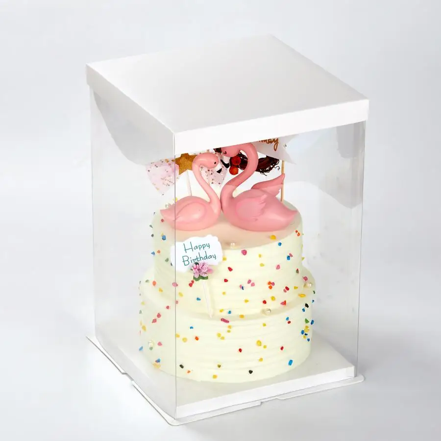 extra Large Rectangle Plastic Clear Transparent Strong Wedding ...