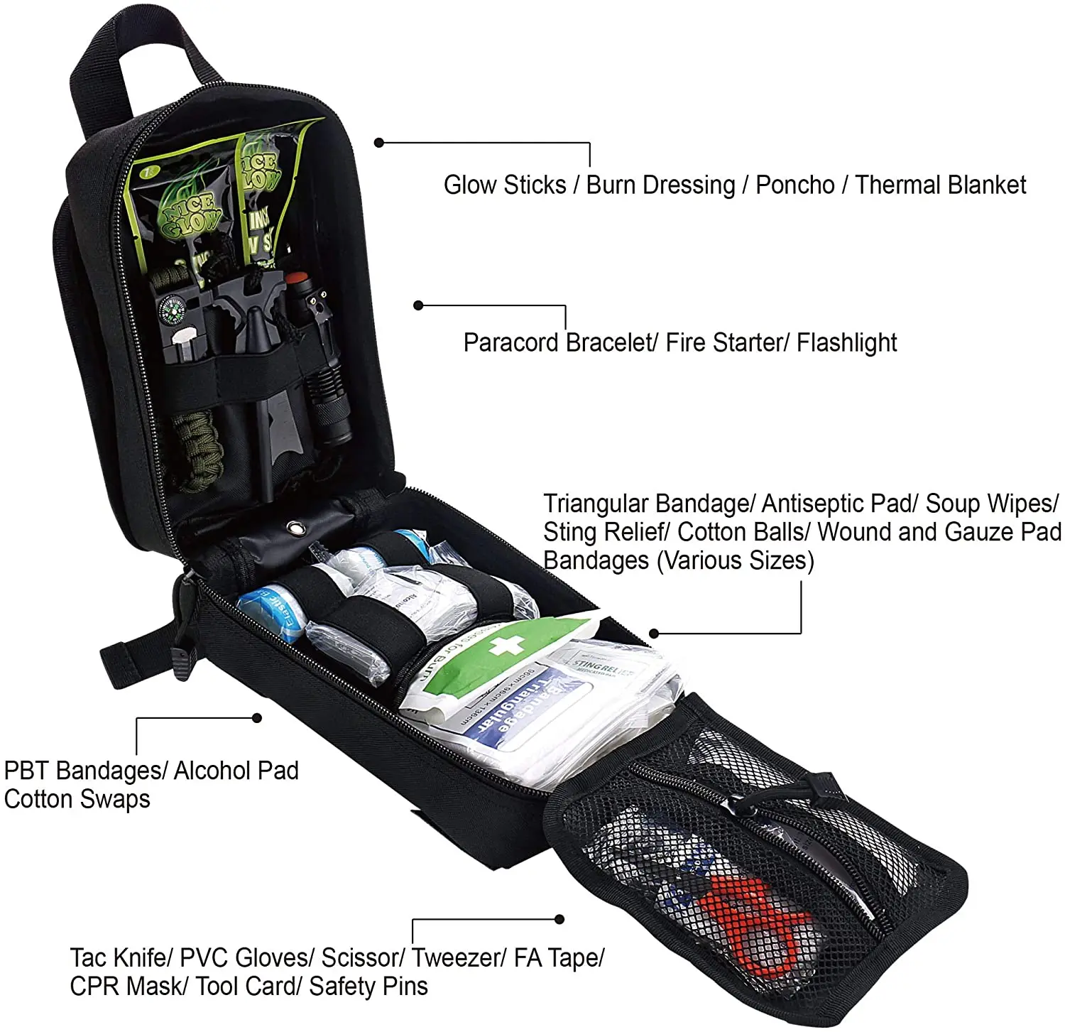 Manufacturer First Aid Emergency Medical Outdoor Survival Kit