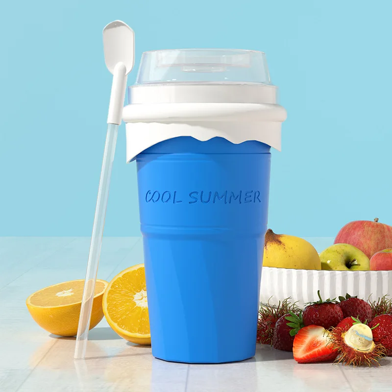 DIY Squeeze Slushy Cup Ice Block Mold - Fun & Safe Ice Maker