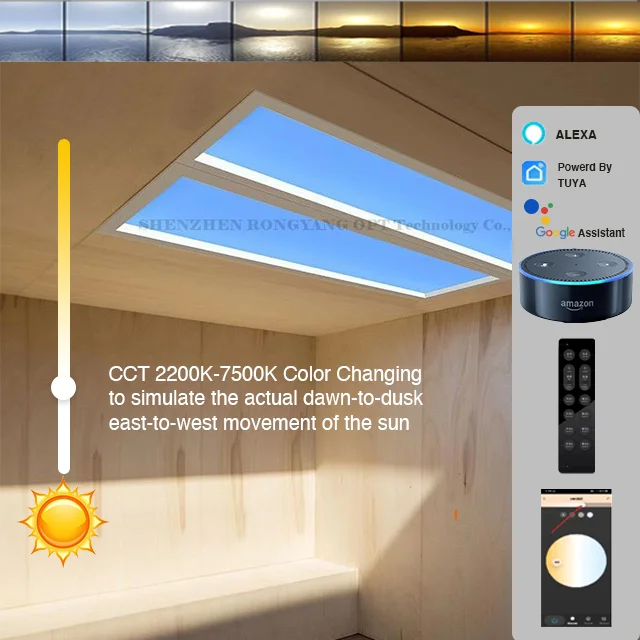 RYOPT Indoor Circadian Artificial Sunlight LED Sky Panel