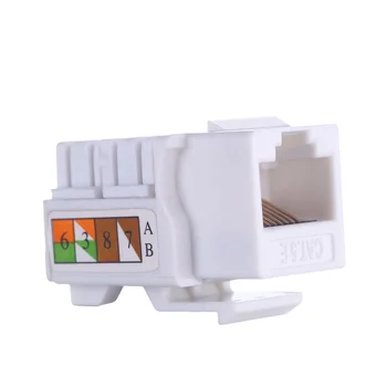Rj45 8p8c Keystone Jack Utp Cat5e Cat6a Cat6 Keystone Ethernet Rj45 Socket Module Network ...
