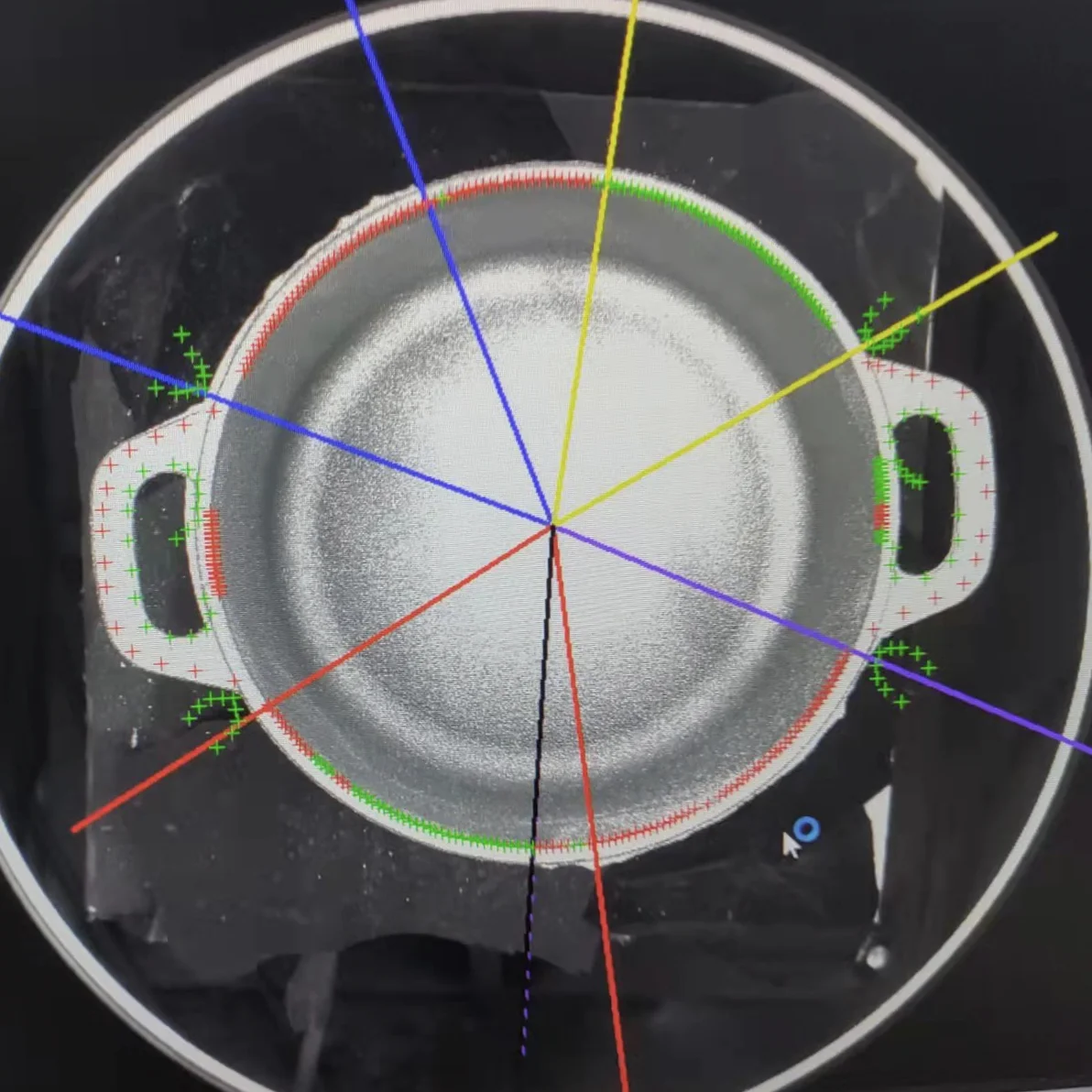 Burr Positioning For Casting Iron Pans Vision Positioning To Guide ...