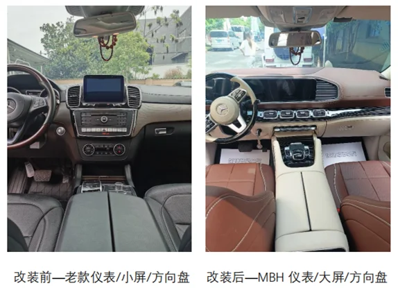 Source Factory GLS Luxury Maybach Interior Upgrade Kit From 7 Seats to ...