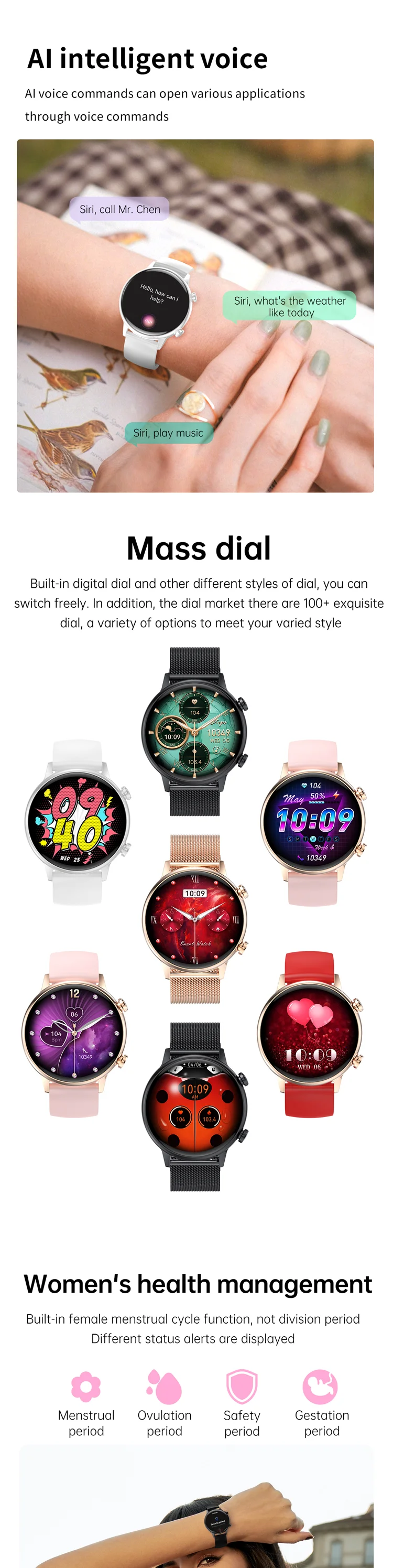 Hk39 Smart Watch Amoled Hotselling 1.1 Inch 360x360 Hd Screen Bt Dial ...