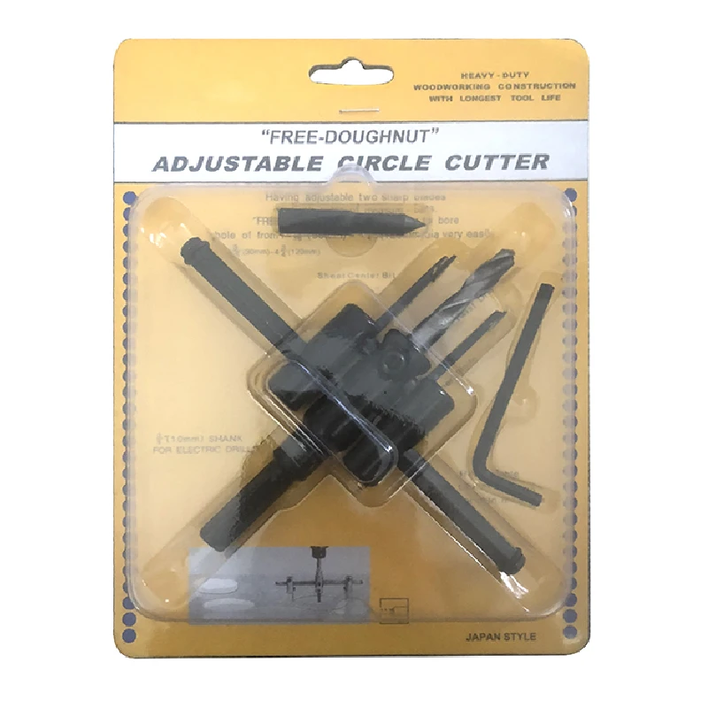Adjustable Circle Hole Saw Cutter - Perfect for Wood Drilling
