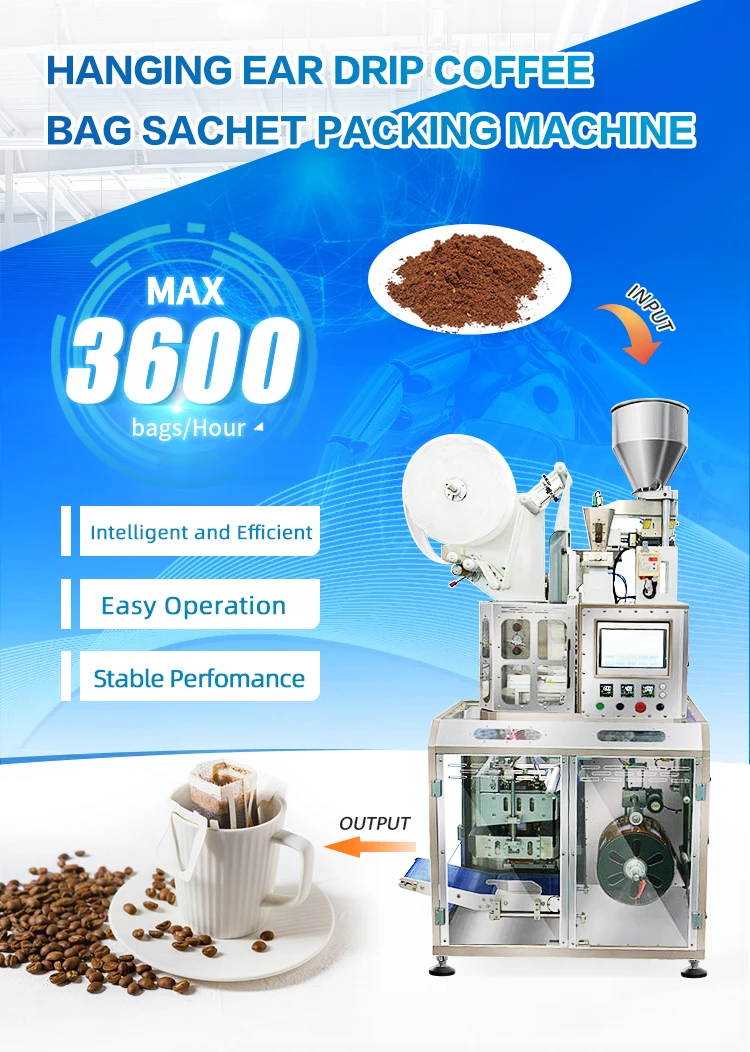 CB-G120 Drip Coffee Tea Bag Multi-function Packing Machine Automatic ...
