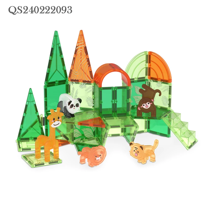 Qs Promotional Gift Education Diy Assembly Animal Construction Magnet ...