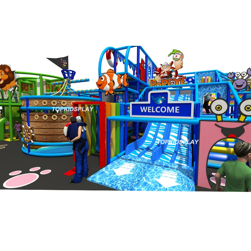 High ROI Sport Themed Multifunction Soft Play Equipment